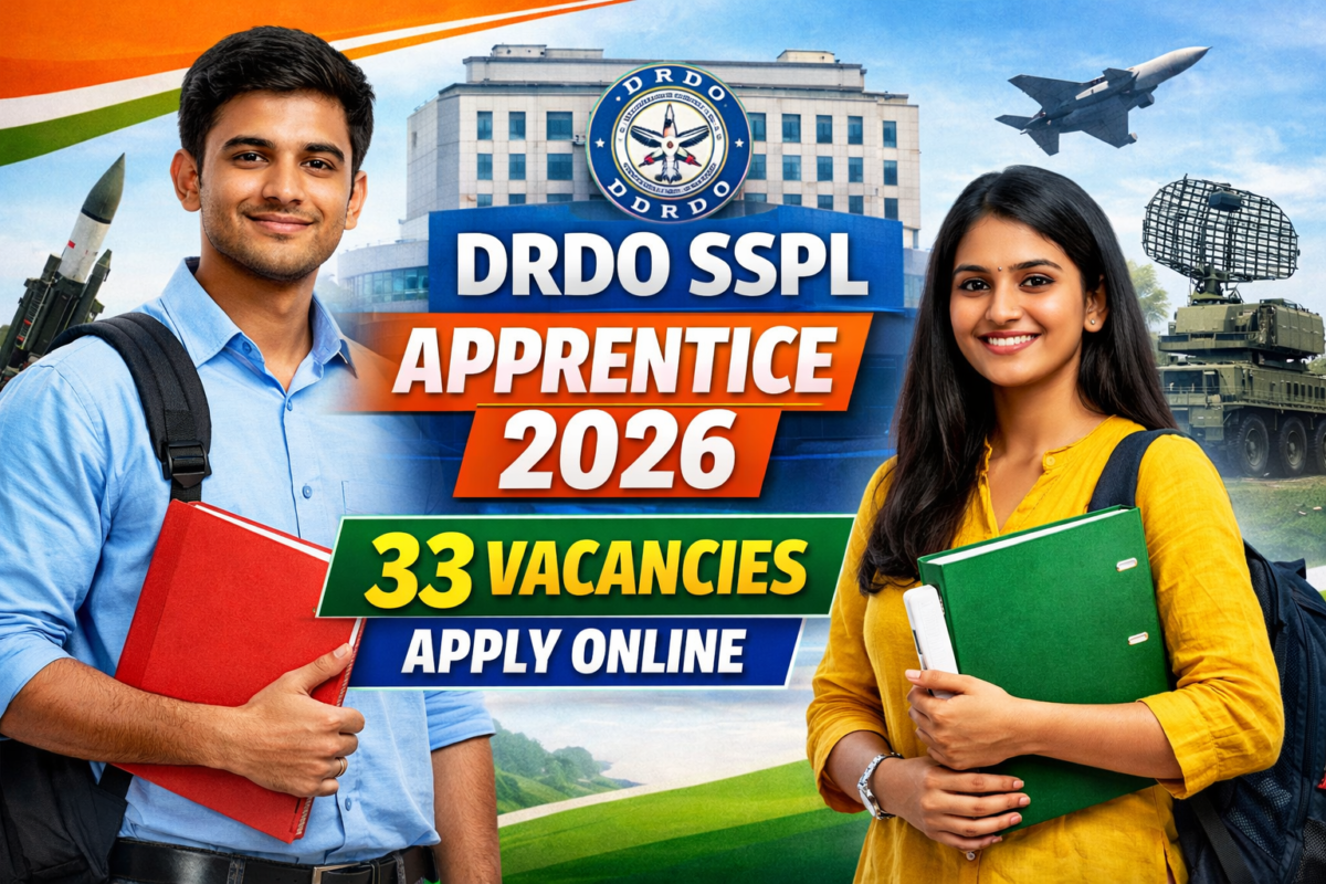 DRDO SSPL Apprentices Recruitment 2026 – 33 Posts | Apply Online ...