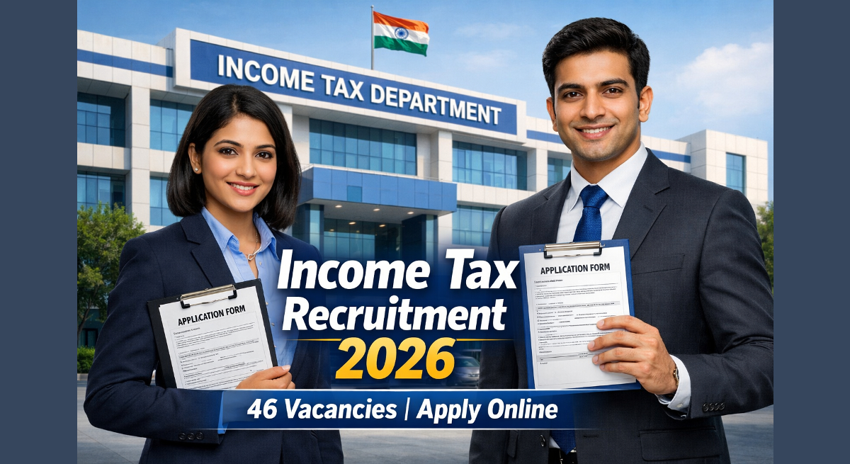 Income Tax Department Recruitment 2026 | 46 Vacancies Apply Online ...
